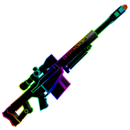 Cartoony Rainbow Mega Sniper [Black] | Roblox Item - Rolimon's