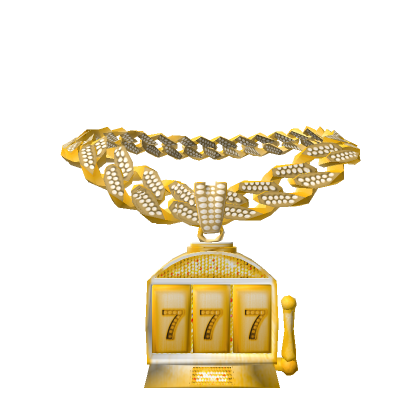 Iced Golden Lucky Chain - Boy | Roblox Item - Rolimon's