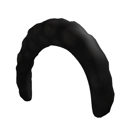 Black Soft Fuzzy Headband | Roblox Item - Rolimon's