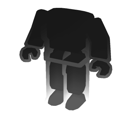 Man Shadowed Outline Avatar Aura Black and White | Roblox Item - Rolimon's