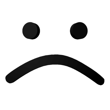 Big Sad Noob Face (3D) | Roblox Item - Rolimon's