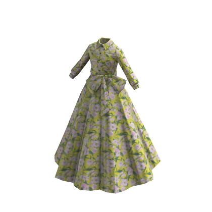 Carolina Herrera Floral Dress - Klossette | Roblox Limited Item - Rolimon's