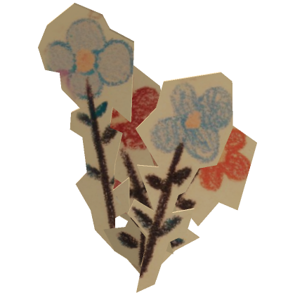 Paper Vintage Flower Weirdcore Bouquet | Roblox Item - Rolimon's