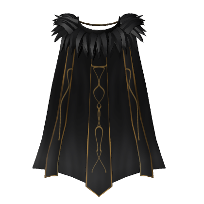 Capa negra y dorada - Roblox