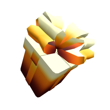 Lovely Gold Wrapped Waist Present | Roblox Item - Rolimon's