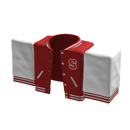 Red Letterman Varsity Jacket 1.0 | Roblox Item - Rolimon's