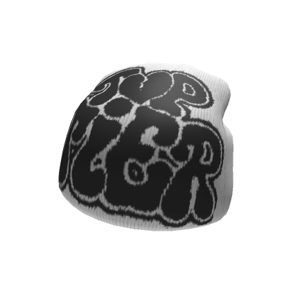 Black & White TopTeir Beanie | Roblox Item - Rolimon's