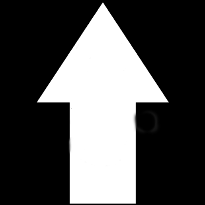 white arrow