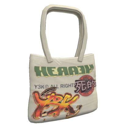 Y2K Street Shoulder Tote Bag (3.0) Y3K Streetwear | Roblox Item - Rolimon's
