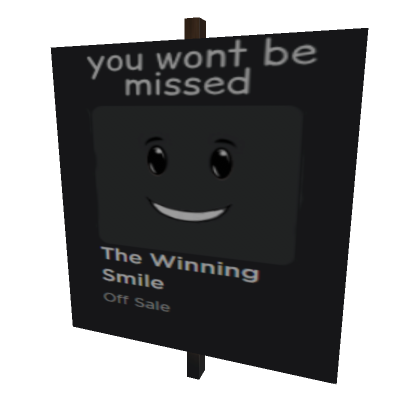 RIP Winning Smile | Roblox Item - Rolimon's
