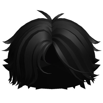 Black Scruffy Boy Hair | Roblox Item - Rolimon's