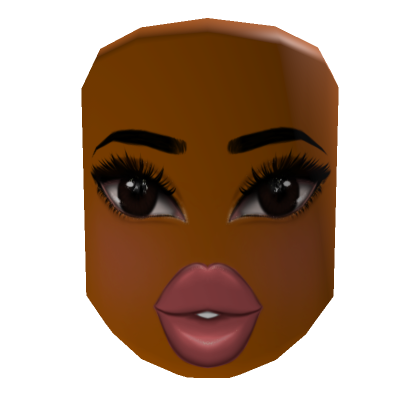 Baddie Makeup Face Mask CGA Brown | Roblox Item - Rolimon's