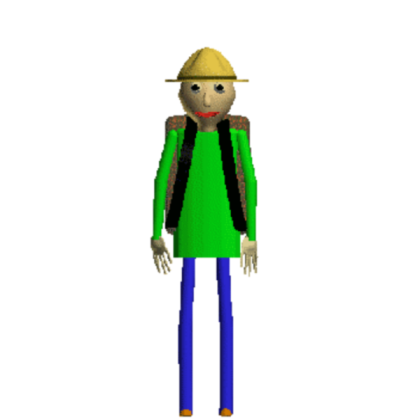 Baldi in Camping Outfit