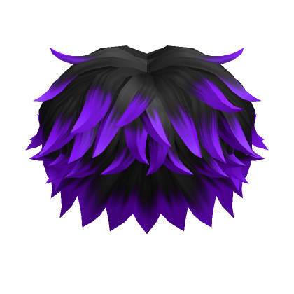 Fluffy Violet Fade Messy | Roblox Item - Rolimon's