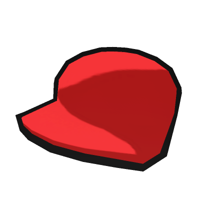 Red Cartoony Baseball Cap | Roblox Item - Rolimon's