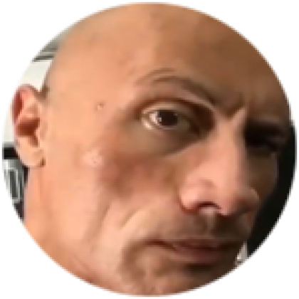 the rock eyebrow - Roblox