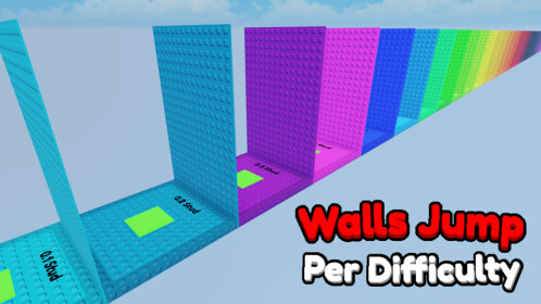 Easy Stud Walls Jump Obby - Roblox