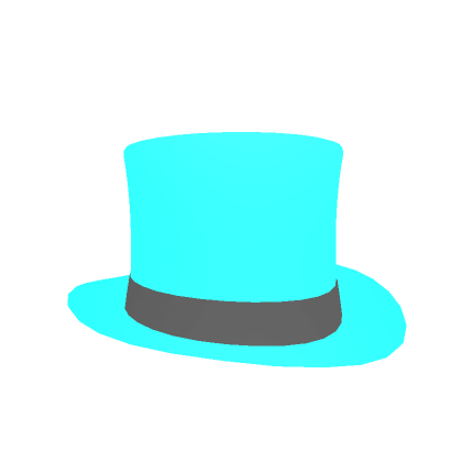 Cyan Neon Top Hat | Roblox Item - Rolimon's