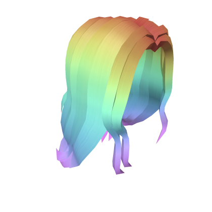 Rainbow Wavy Hair | Roblox Item - Rolimon's