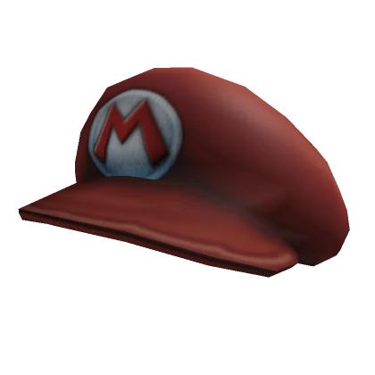 Red Mario M Initial Hat | Roblox Item - Rolimon's