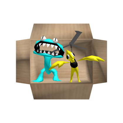 Rainbow Friends Cyan and Yellow | Roblox Item - Rolimon's