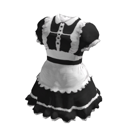 Baby Black Cute Maid Dress | Roblox Item - Rolimon's