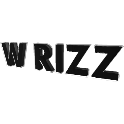 W RIZZ | Roblox Item - Rolimon's