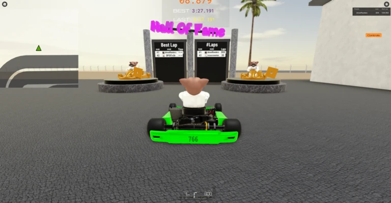 IR A CARRERAS DE KARTS - Roblox