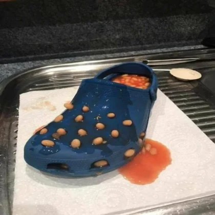 Beans in a Croc