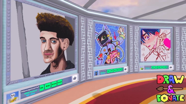 Dibuja y dona - Roblox