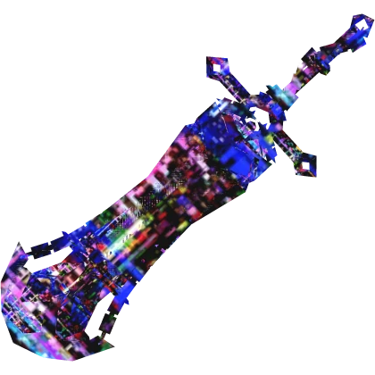 Blue VHS Glitch Sword [Animated] | Roblox Item - Rolimon's