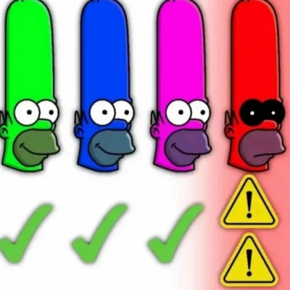 Colored characters 2025 meme