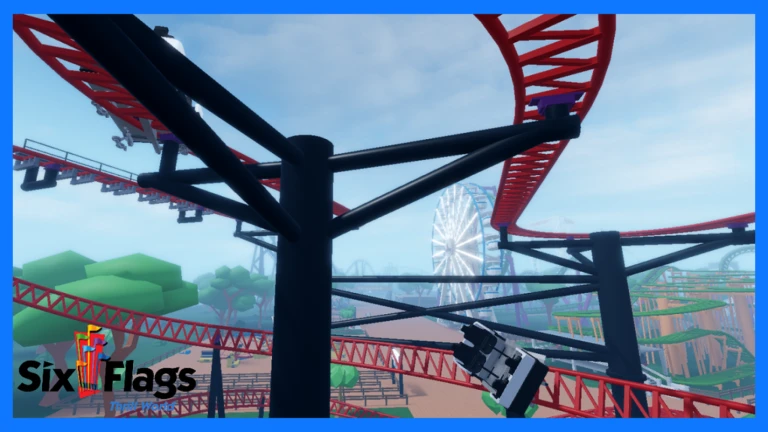 [NOWE RIDES] Park rozrywki │ Six Flags Thrill World - Roblox