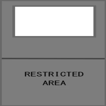 metal door restricted