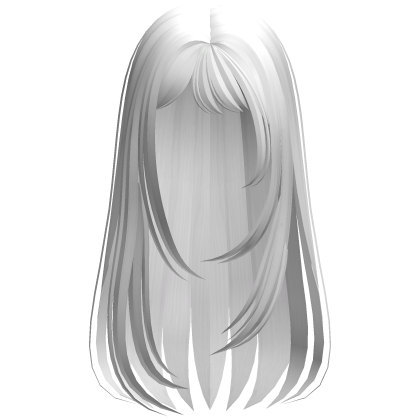 cabelo fino e fino (branco) - Roblox