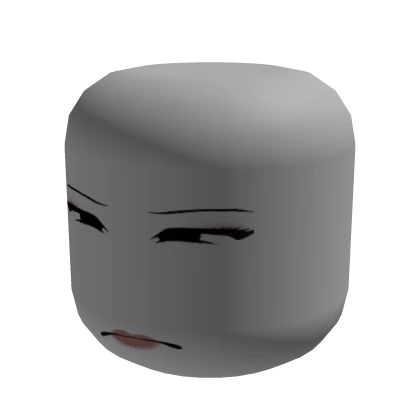Sleek Narrow Smug Girl Face - Dynamic Head | Roblox Item - Rolimon's