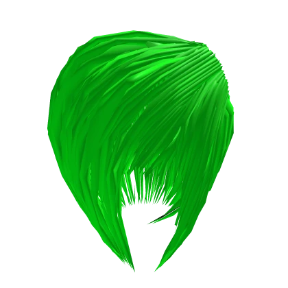 Shamate Scenemo Hair V2 [Green] | Roblox Item - Rolimon's