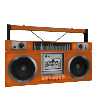 Boombox Y2K Vintage (Orange) | Roblox Item - Rolimon's