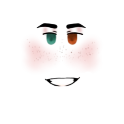 csom teal and rust colored eyes