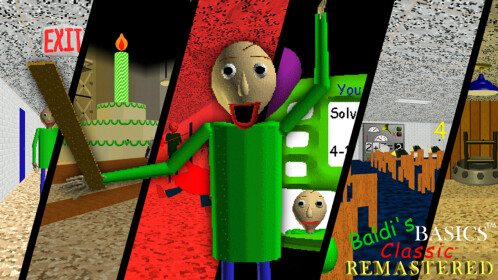 Baldi Classic Remastered Recreation (Alpha Test) - Roblox