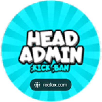 Headadmin Rank - Roblox