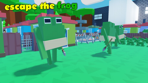 Escape Mr.Frog (Obby) - Roblox