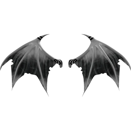 Black & White Dragon Wings | Roblox Item - Rolimon's