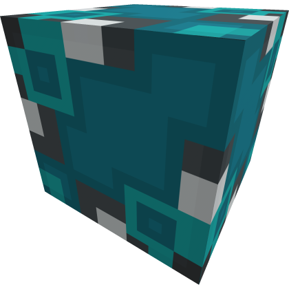 Cabeza de bloque de terracota cian - Roblox