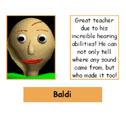 Baldi poster