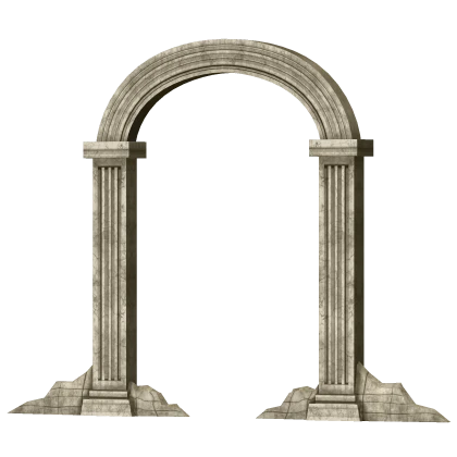 Beige Ancient Pillar Archway Background | Roblox Item - Rolimon's