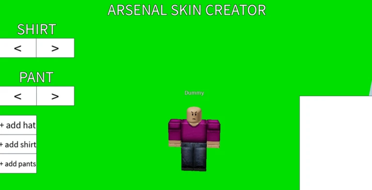 Arsenal Skin Maker - Roblox