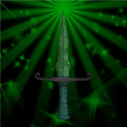 Malachite dagger