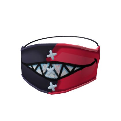 Máscara cosida roja - Roblox