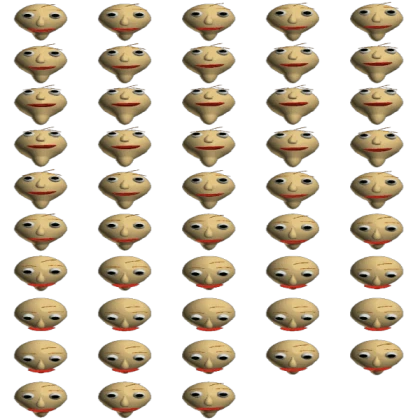 Baldi Head Nodding/Yes (sprite-sheet)
